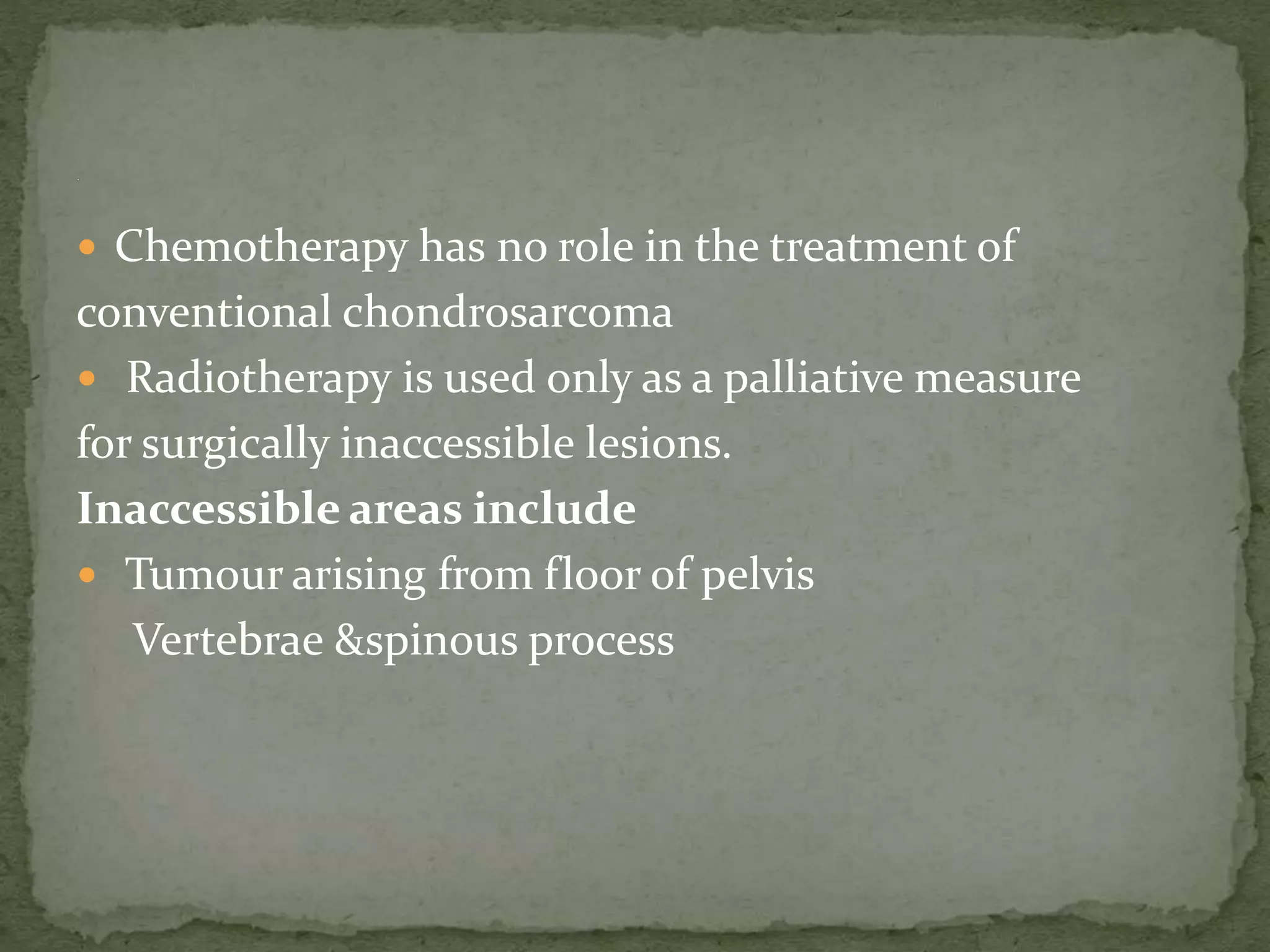 Chondrosarcoma | PPTX