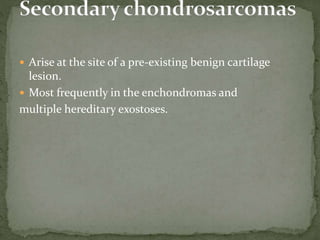 Chondrosarcoma | PPTX