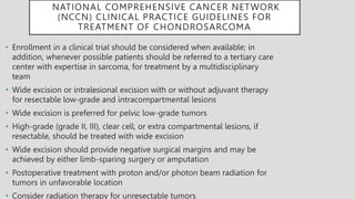 CHONDROSARCOMA an overview, classification and treatment. | PPTX