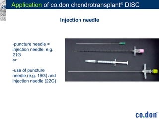 Chondrotransplant DISC | PPT
