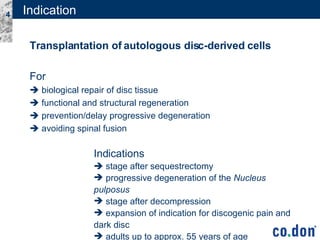 Chondrotransplant DISC | PPT