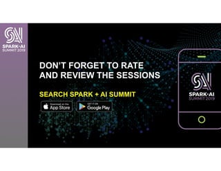 Machine Learning at Scale with MLflow and Apache Spark | PPT