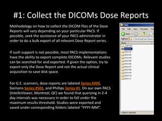 An Approach to Automated Techniques for Data Extraction and Integrity Validation of CT Dosimetry ...