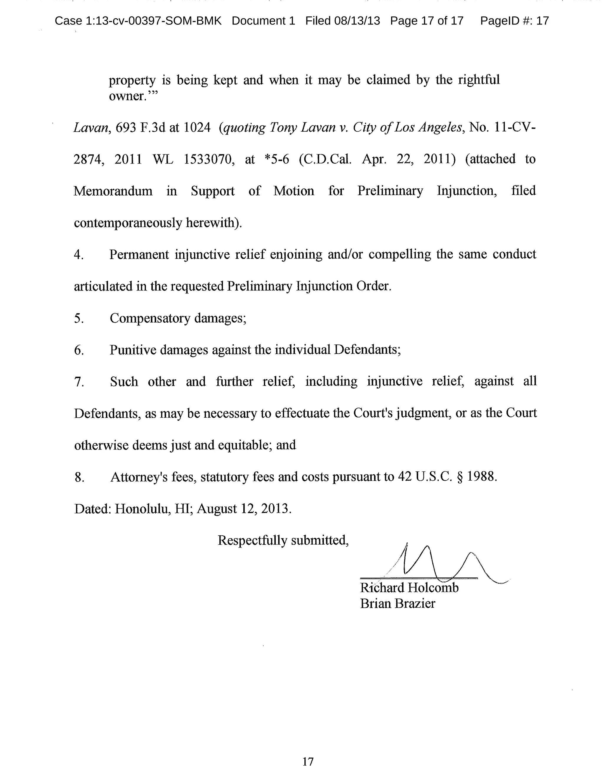 Choon james lawsuit | PDF