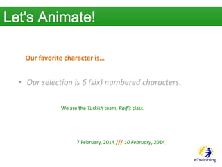 Choose your favorite character | PPTX