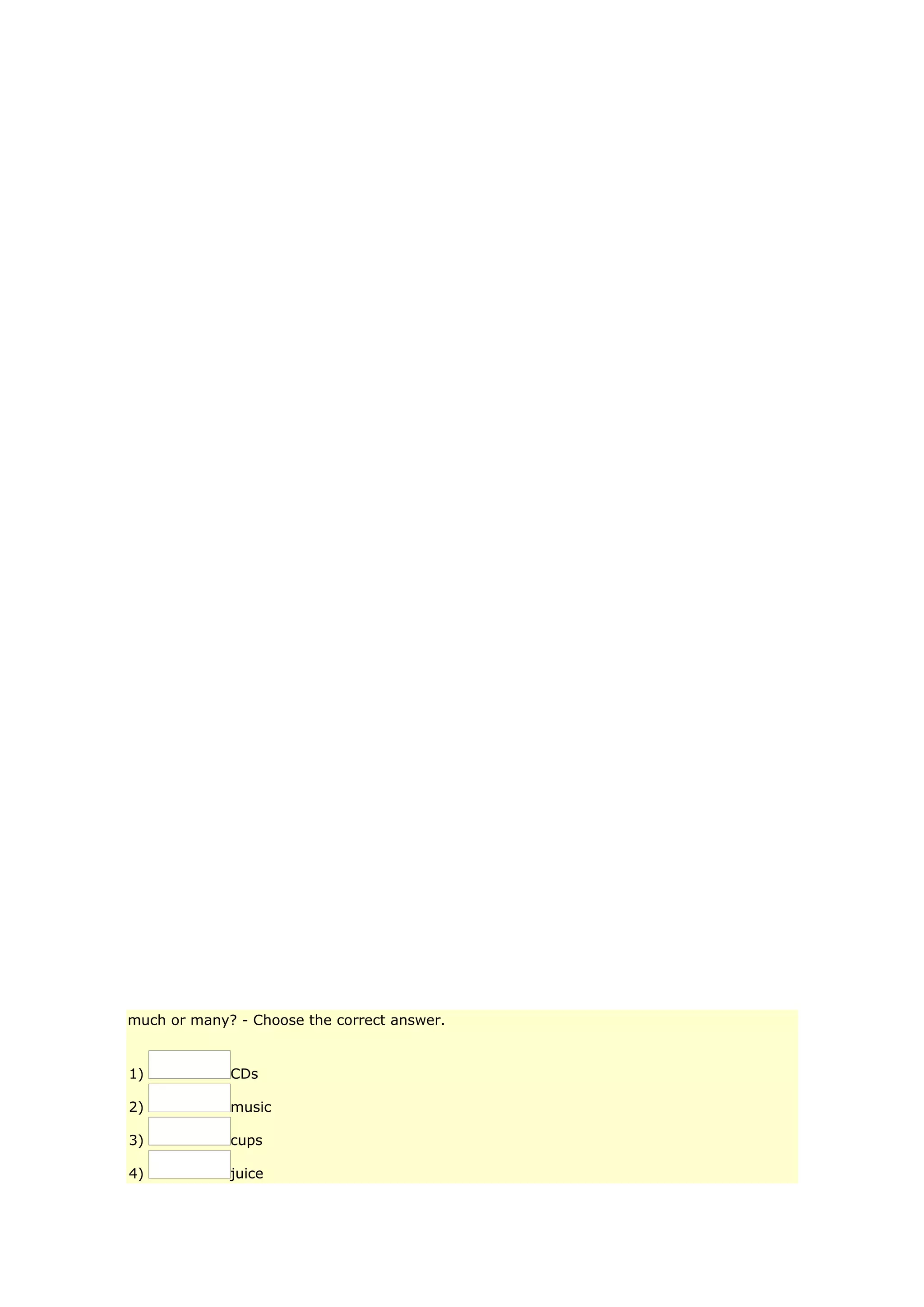 Choose the-correct-form-of-be | DOC | Food & Drink
