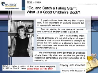 Choosing Children's Literature | PPTX
