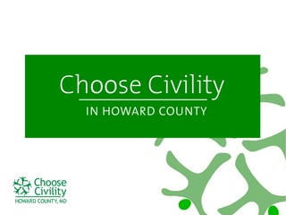Choose Civility Presentation | PPT