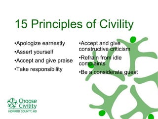 Choose Civility Presentation | PPT