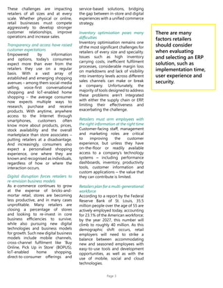 Experience the Power of Dynamics 365 for Retail | PDF