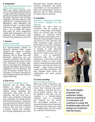 Experience the Power of Dynamics 365 for Retail | PDF