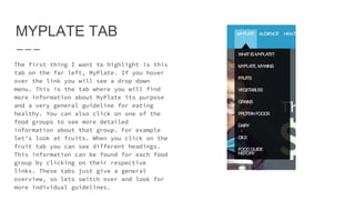 Choose my plate introduction -Danielle Billat | PPT