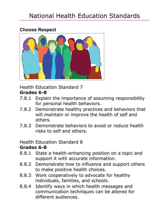 Choose Respect Abridged Unit | PDF