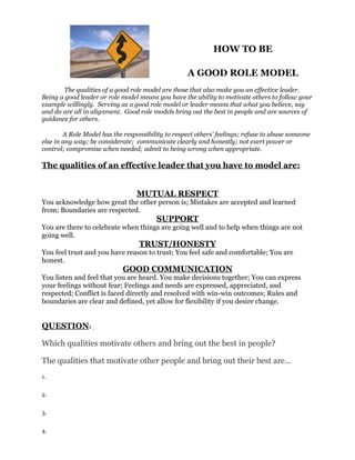 Choose Respect Healthy Relationship Mini Unit | DOC