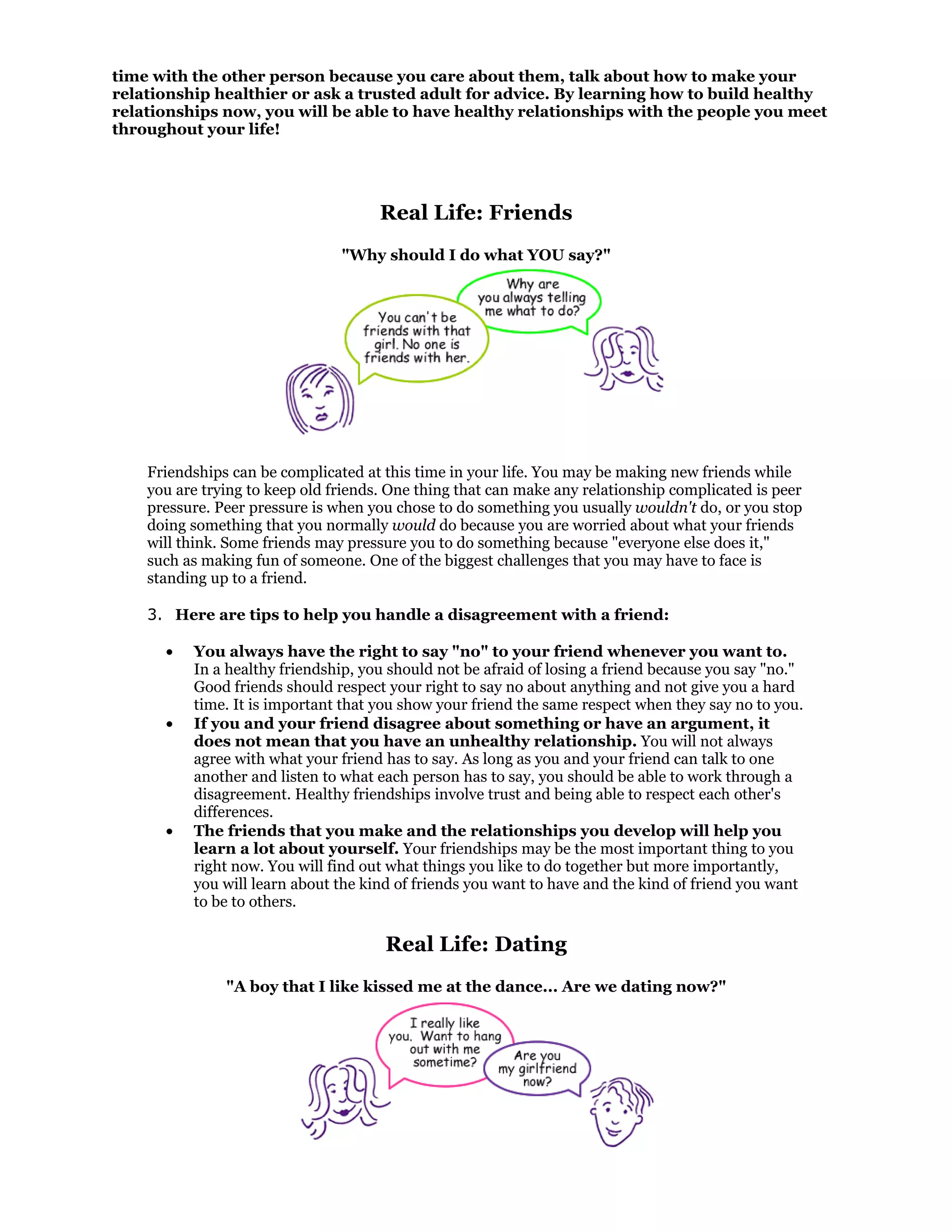 Choose Respect Healthy Relationships | PDF