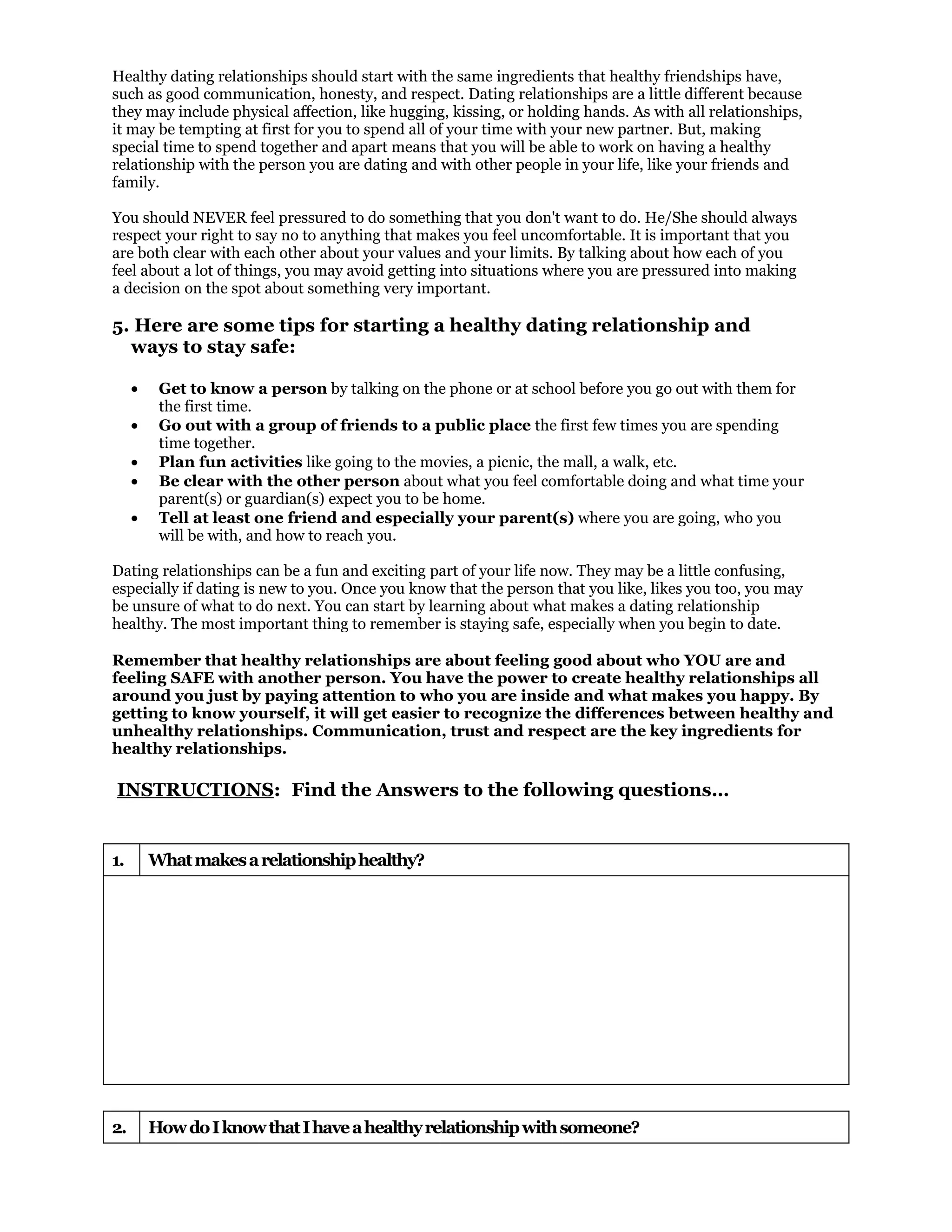 Choose Respect Healthy Relationships | DOC