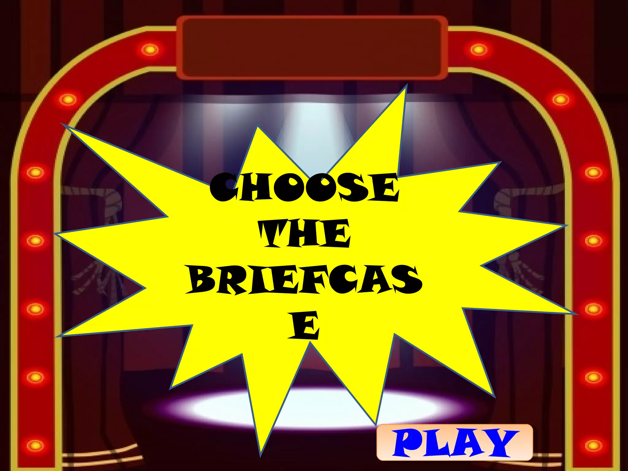 Choose the briefcase GAME IN PPT | PPT