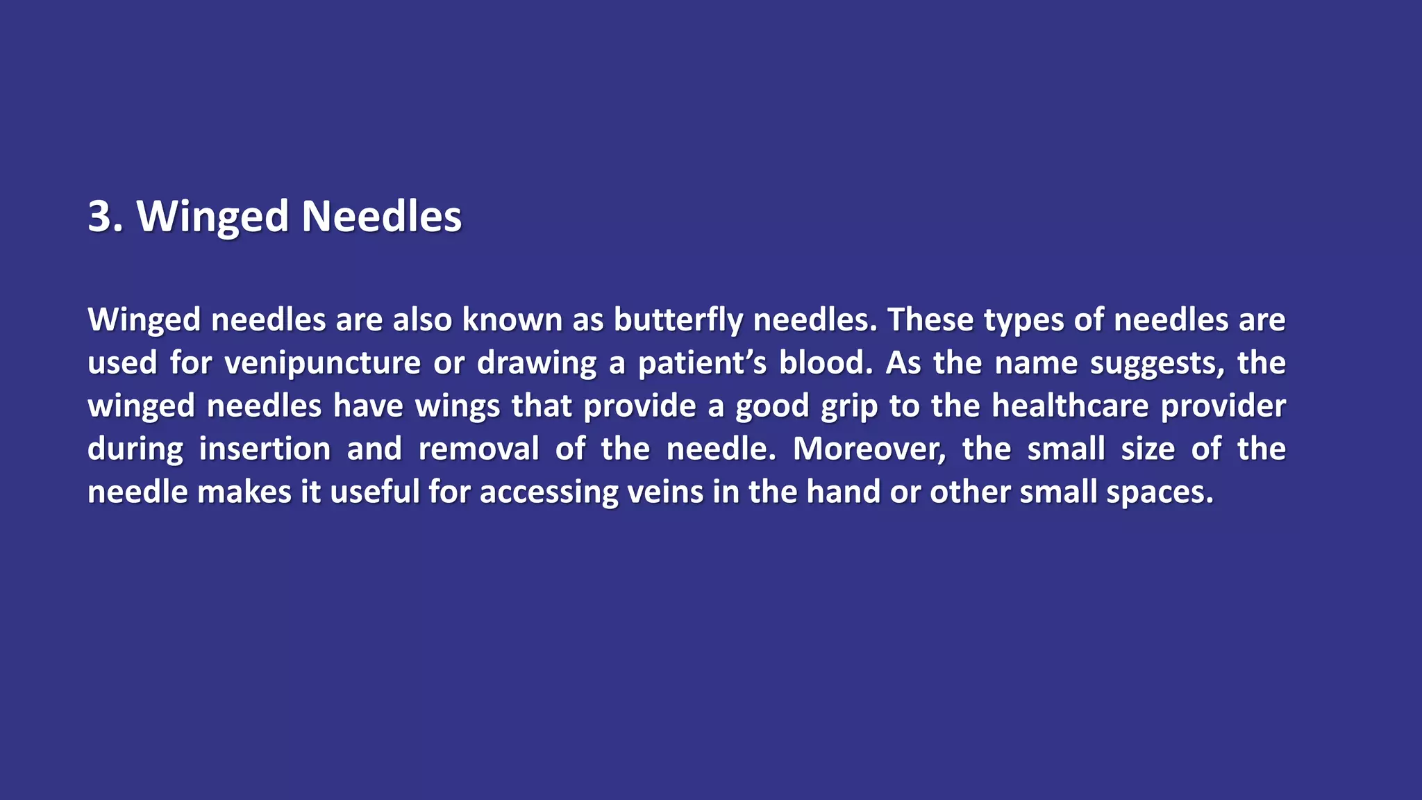 Choose the correct Hypodermic needle for your patient | PPT