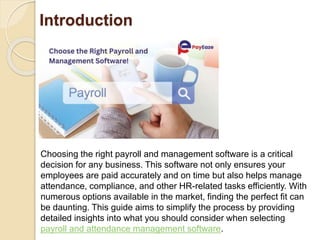 Best Payroll and Attendance Management Software: The Ultimate Guide! | PPT