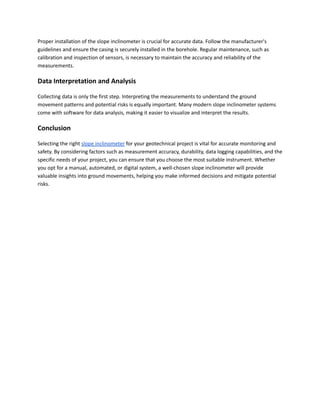 Choose the Right Slope Inclinometer for Your Geotechnical Project.pdf