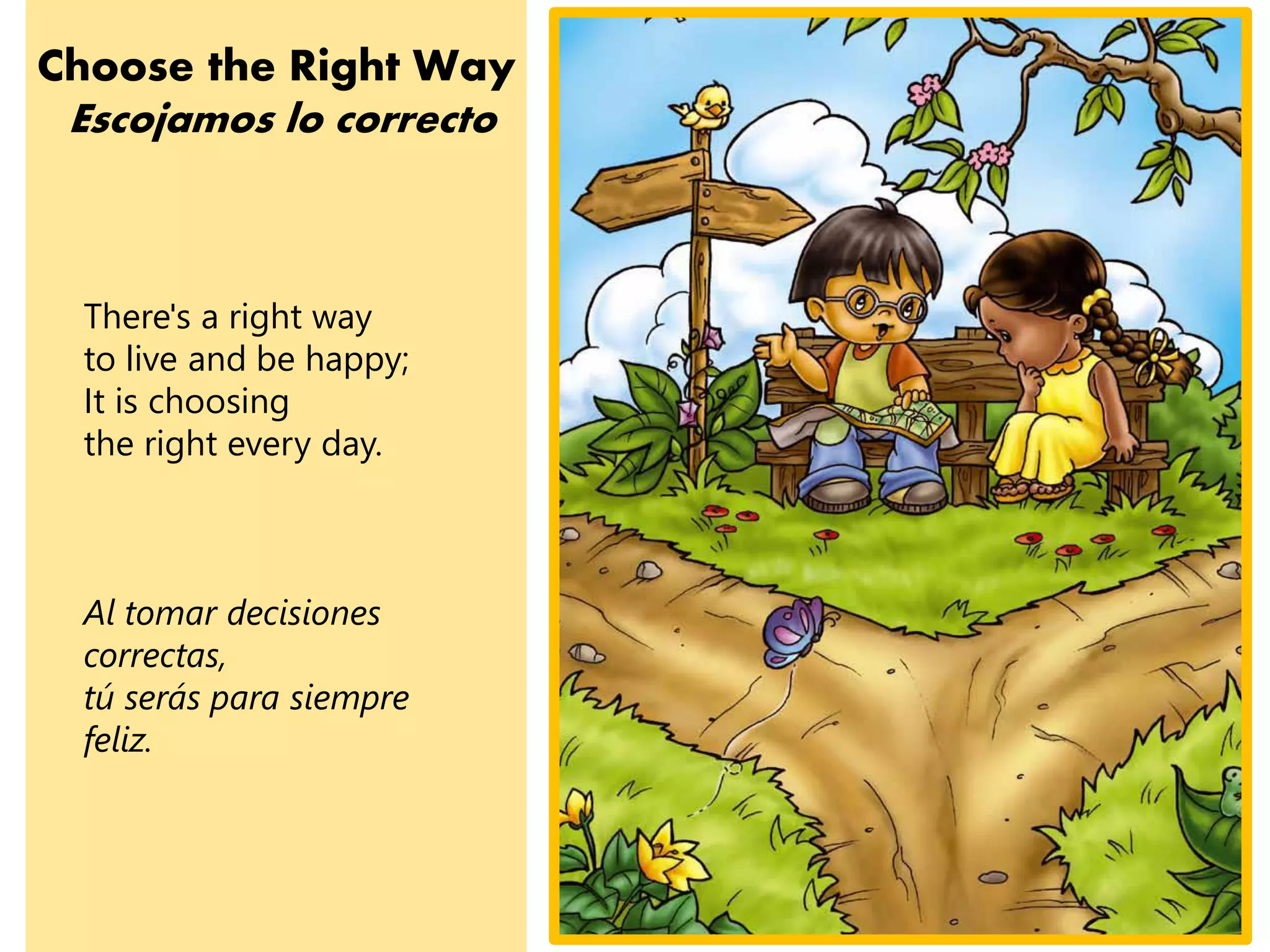 Choose the Right Way - Escojamos lo correcto | PDF | Christianity ...