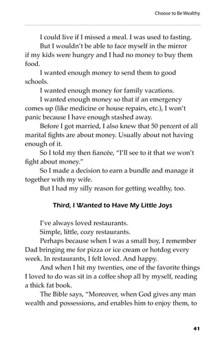 Choose to be wealthy - Bo Sanchez | PDF