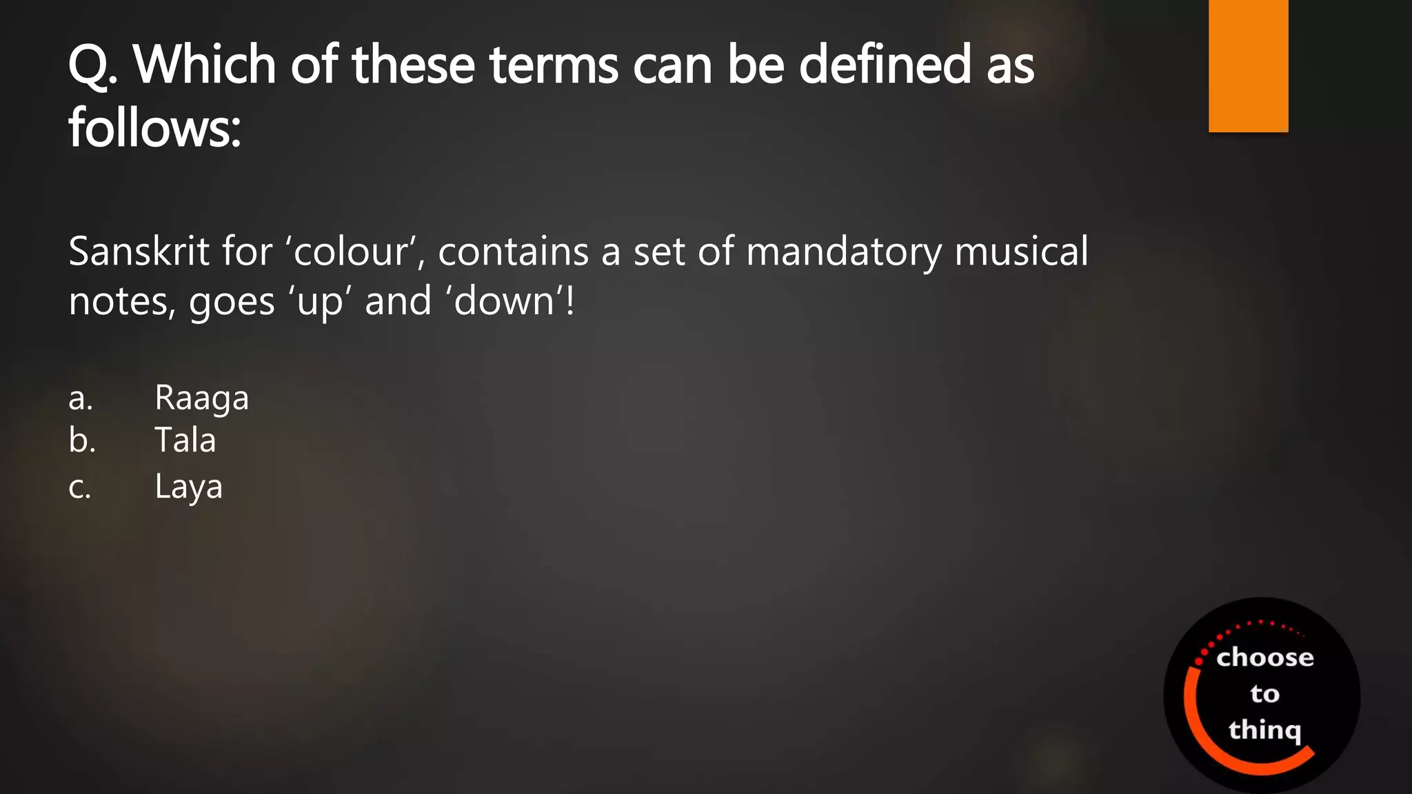 #c2tlearns Indian Classical Music | PPTX