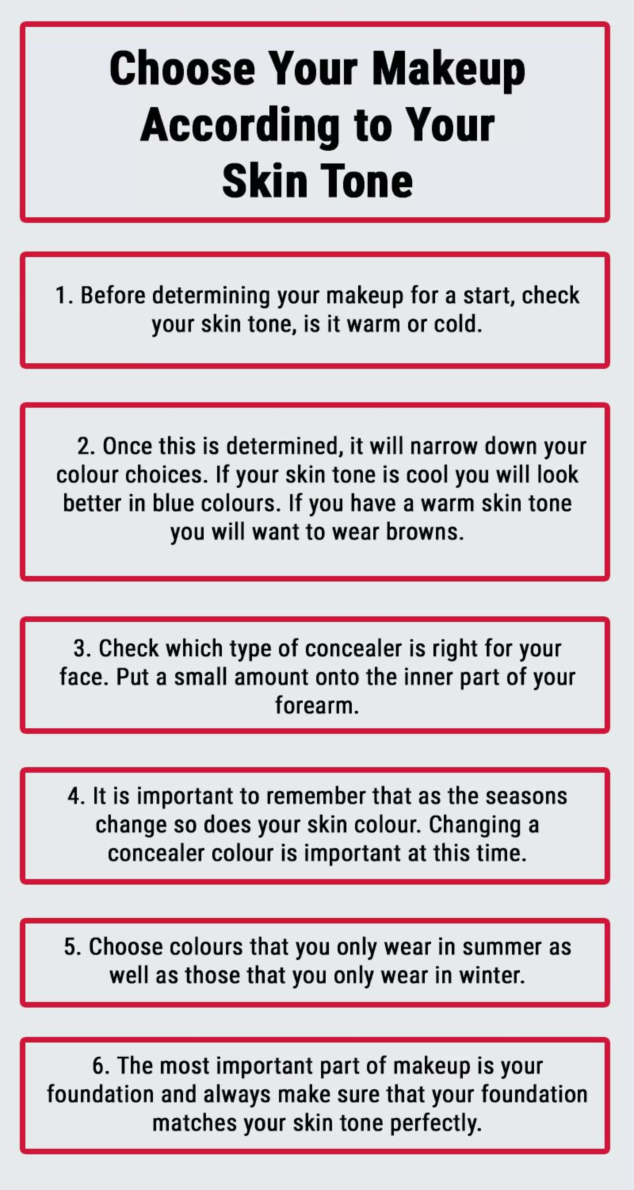 Choose Your Makeup According to Your Skin Tone | PDF