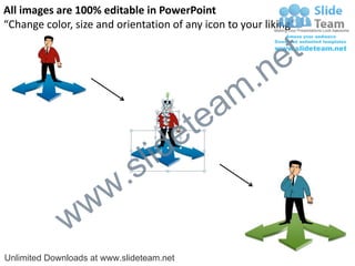 Choose your path powerpoint diagrame templates 0712 | PDF