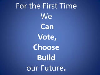 Choose your president | PPTX