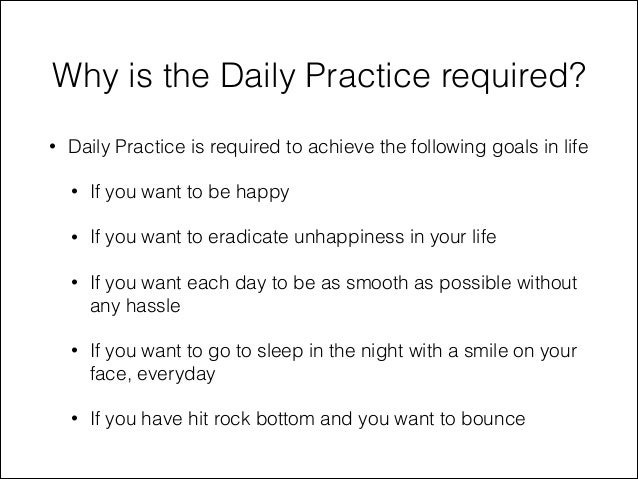 The Daily Practice - Choose Yourself!