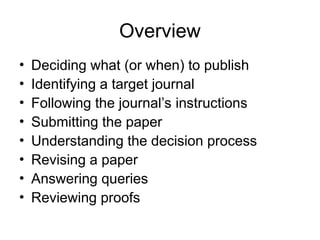 choosing-a-journal-and-publishing-an-article.ppt | Publishing Industry ...