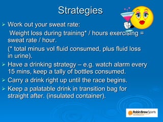 Hydration Strategies - Choosing a Sports Drink | PPT