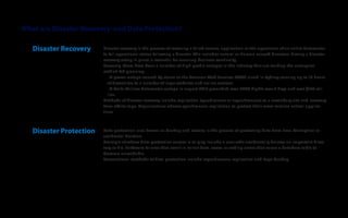 Data Protection and Disaster Recovery Solutions: Ensuring Business ...