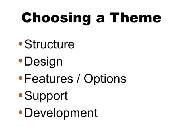 Choosing Themes | ODP