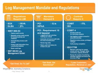 Choosing Your Log Management Approach: Buy, Build or Outsource | PPT