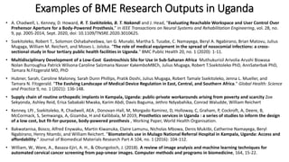 Choosing a biomedical engineering research topic | PPTX