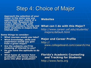 Choosing A Career And Major | PPT | Undergraduate Education | College ...