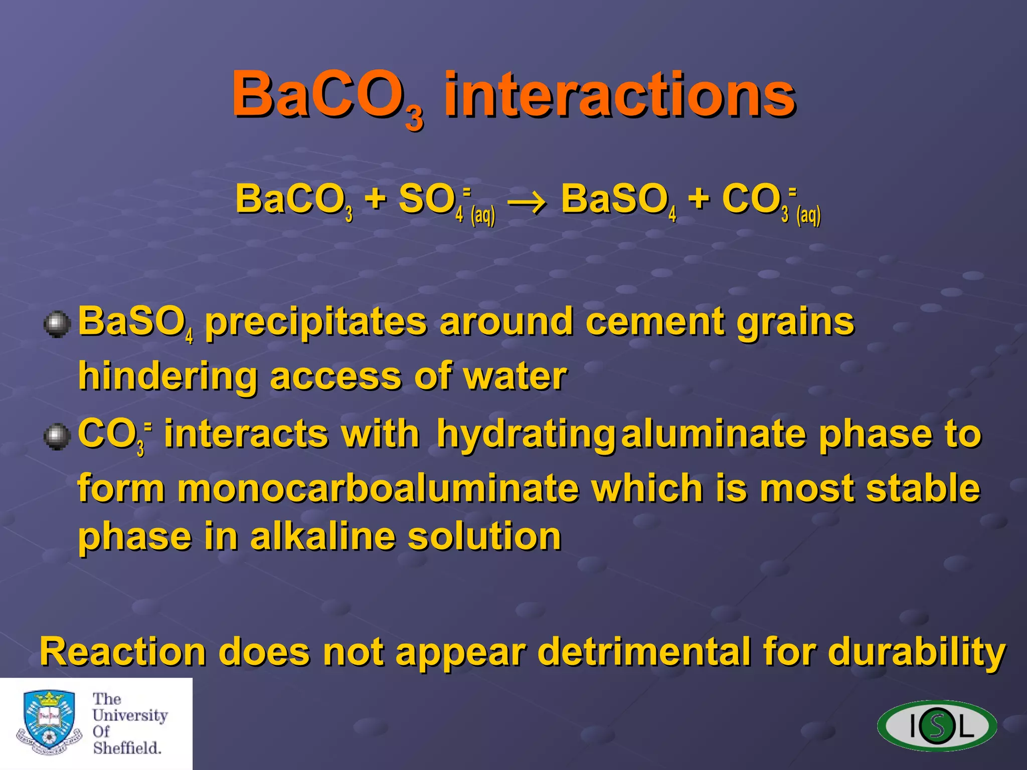 Choosing a cement for encapsulation of nuclear wastes | PPT