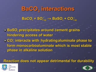 Choosing a cement for encapsulation of nuclear wastes | PPT