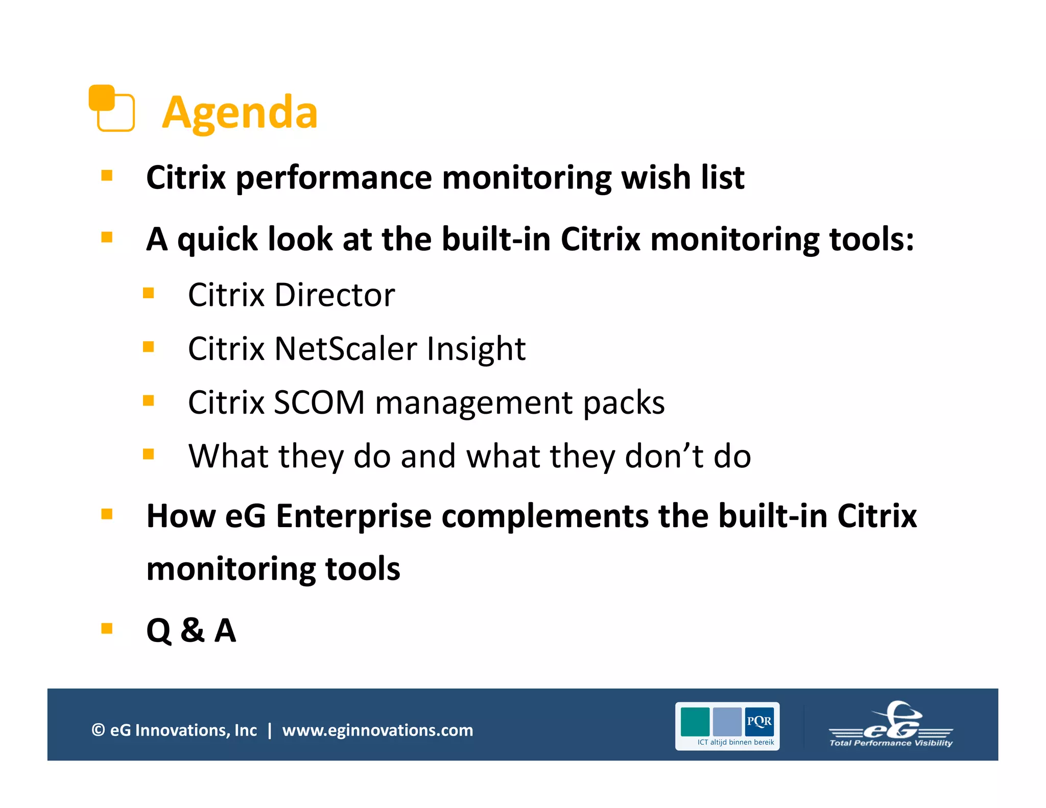 Choosing a Citrix Monitoring Strategy: Key Capabilities and Pitfalls to ...