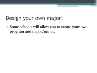 Choosing a College Major | PPTX