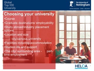 Choosing a course and university | PPT