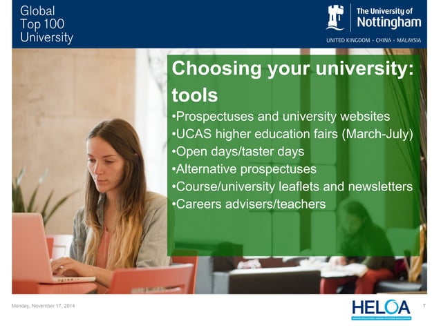 Choosing a course and university | PPT | College Planning | College ...
