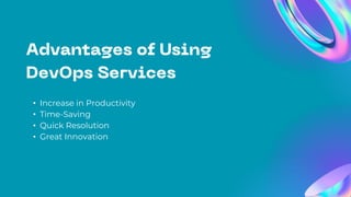 Choosing a DevOps Services and Solutions for Software Development in 2023 | PPTX