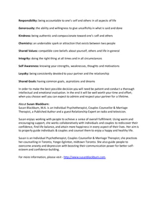 Choosing a life partner | PPT