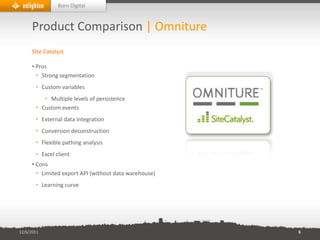 Choosing an Analytics Product | PPT