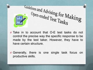 Choosing and devising test tasks | PPT
