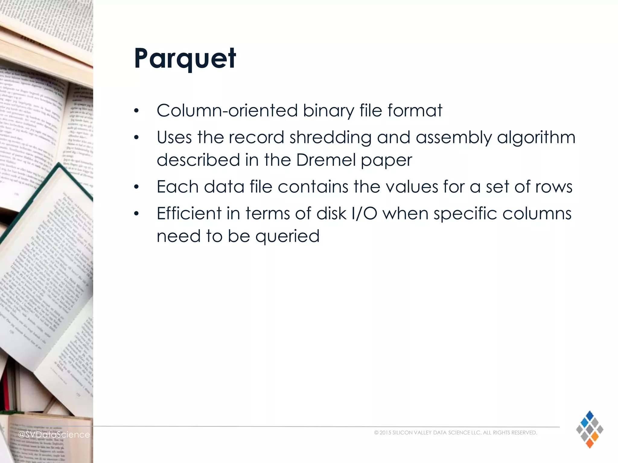 Choosing an HDFS data storage format- Avro vs. Parquet and more ...