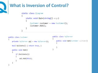 Choosing an IoC container | PPT
